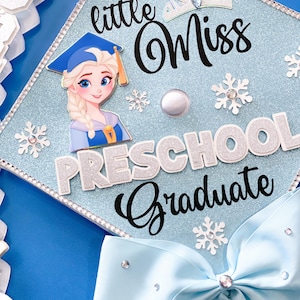 Bundle Frozen Graduation Cap Topper and Lei | Kindergarten Graduation ...