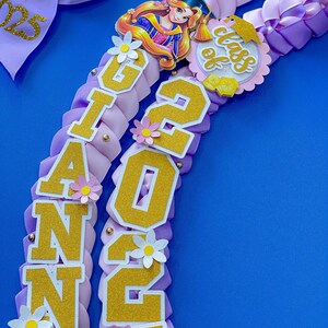 Rapunzel Graduation Lei | Kindergarten Graduation Lei | Graduation Gift ...