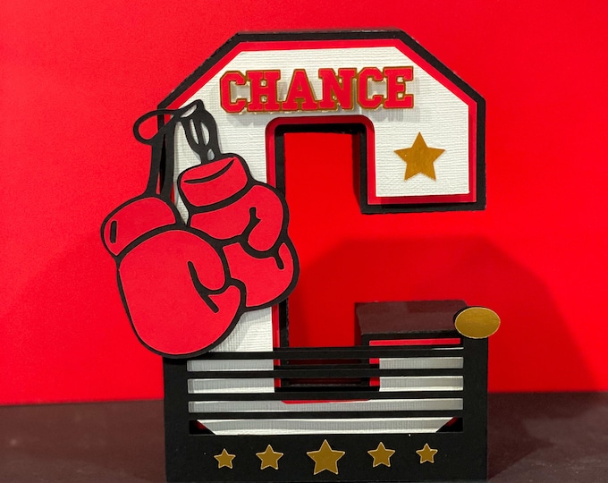 Round One Boxing Banner Boxer Boxing Party Decorations Boxing Theme ...