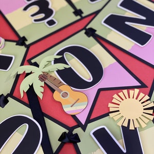 One & Loved Banner |pink One Love Theme Party | Rasta Birthday Theme ...