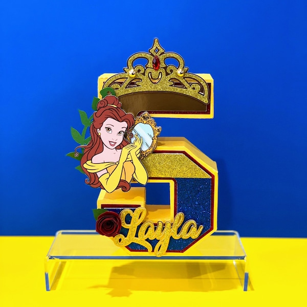 Beauty and the Beast Number - Etsy