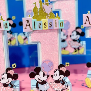 Vintage Mickey Minnie 3D Letters or Numbers | Magical Disney ...