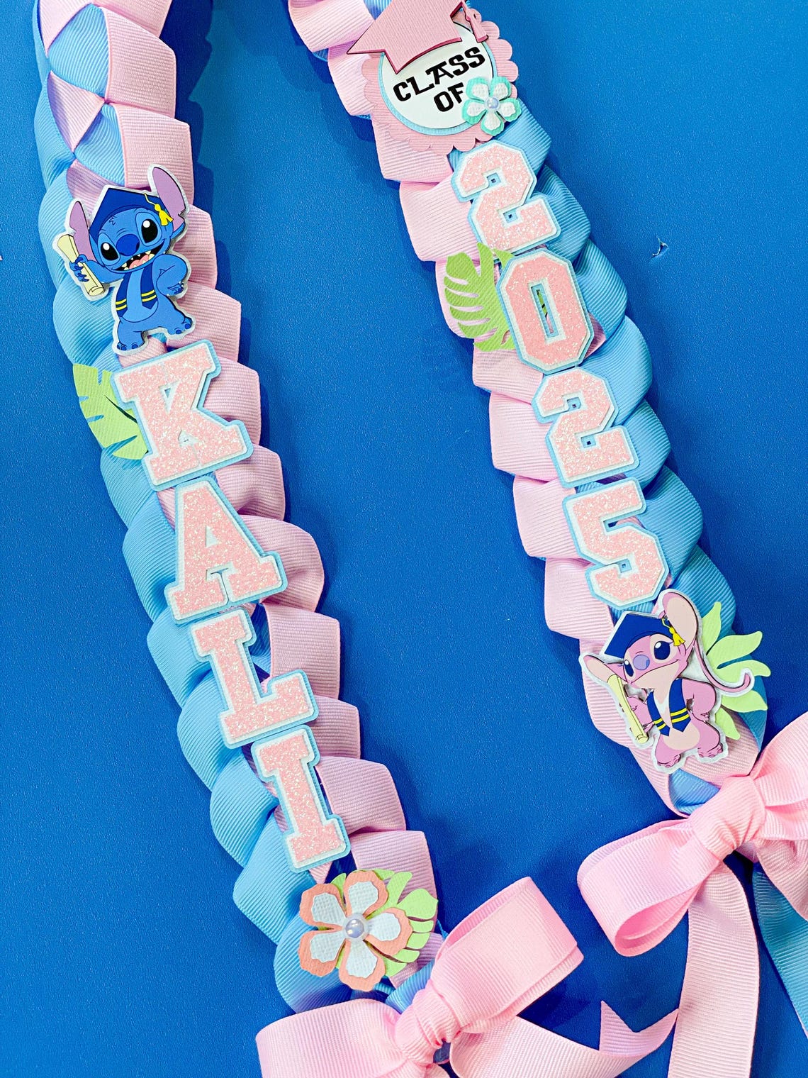 Bundle Stitch Angel Graduation Cap Topper & Lei | Kindergarten ...