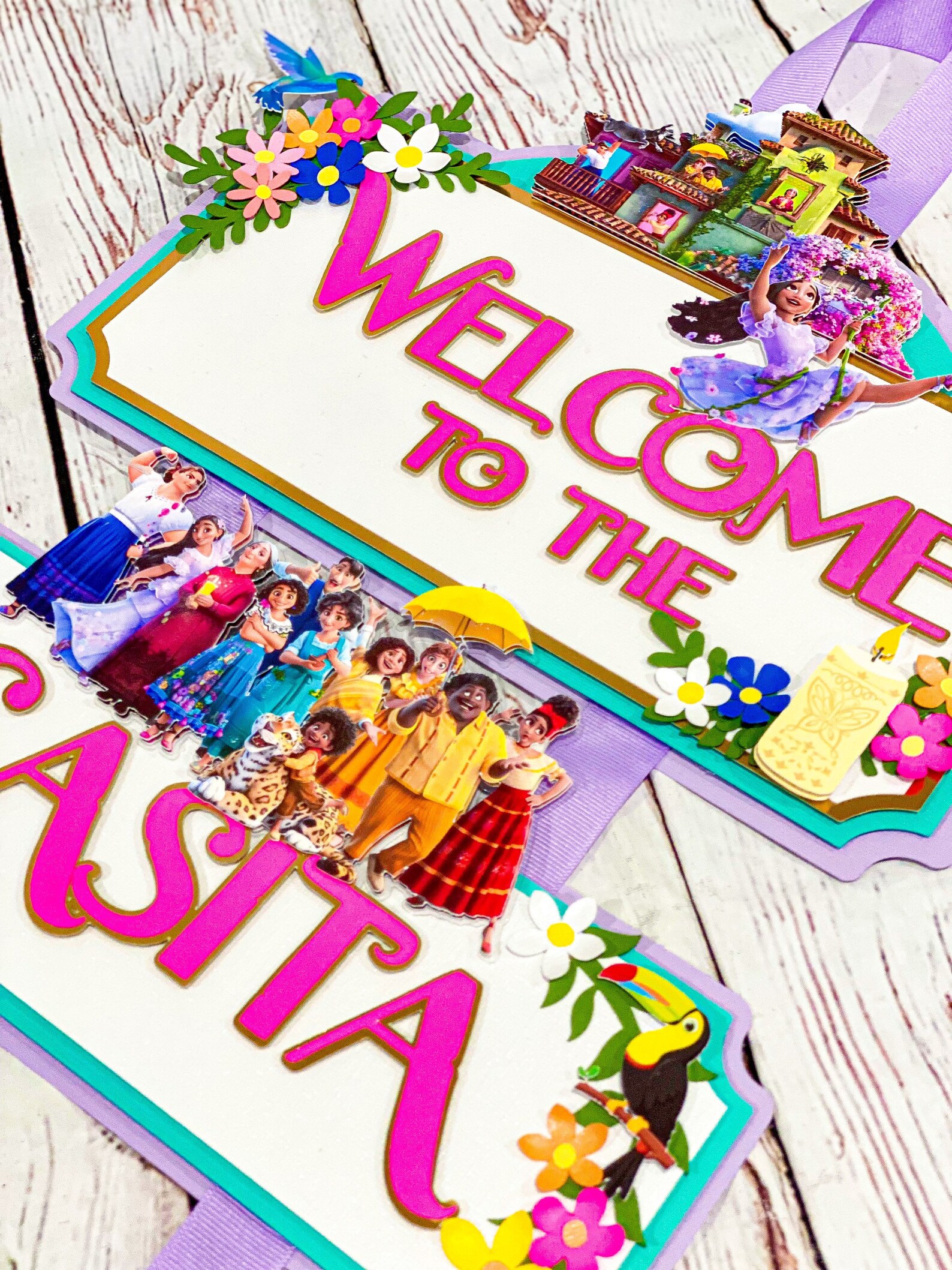 Encanto Birthday Sign | Encanto Theme Party | Encanto Birthday Welcome ...