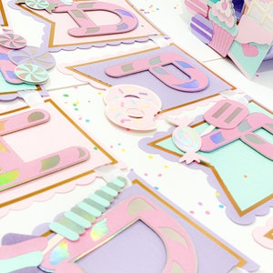 Candyland Birthday Banner | Pastel Candyland Theme Party | Happy ...