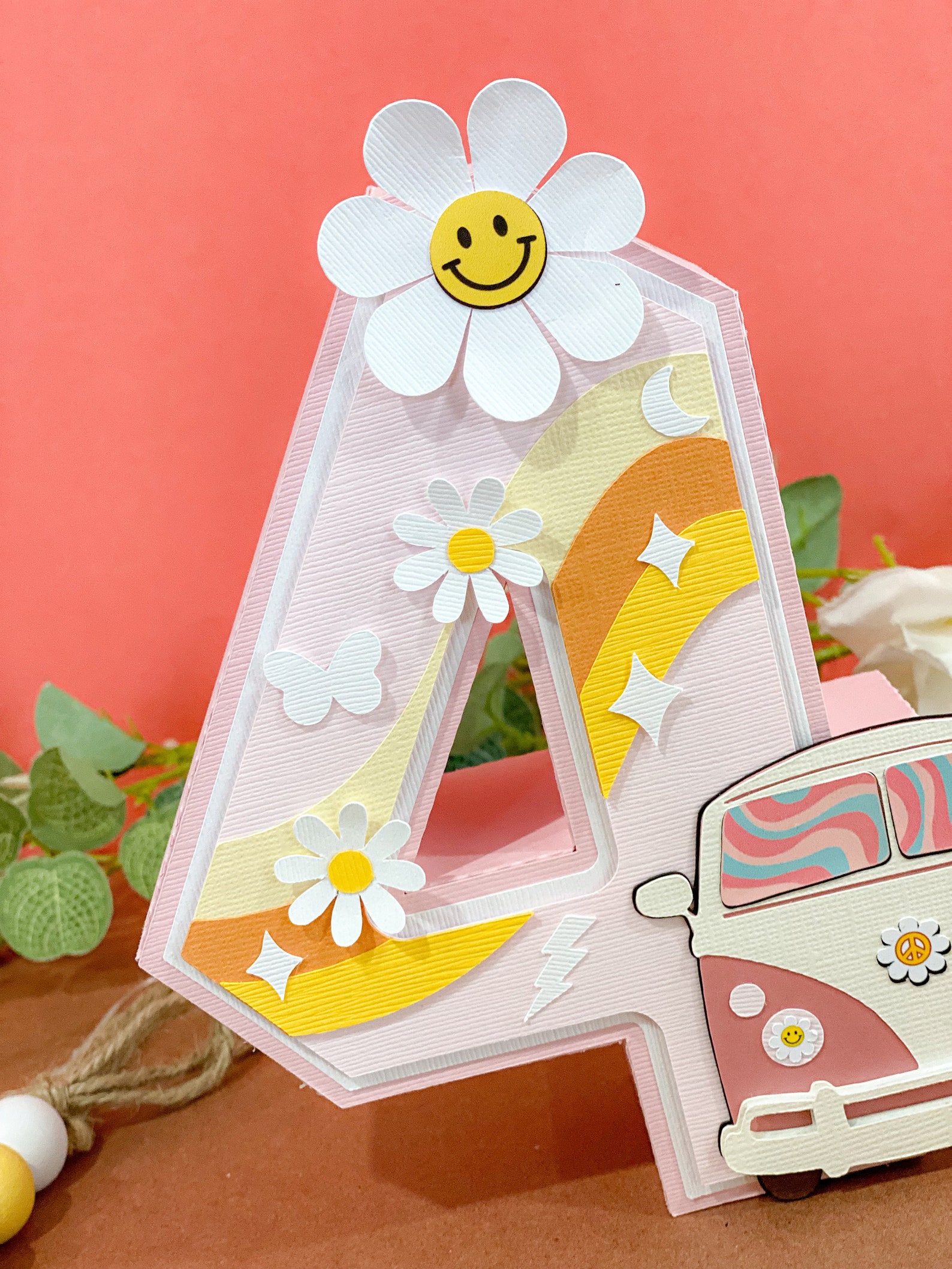 Groovy 3D Letters or Numbers| Boho Groovy Hippie Party Theme | Groovy ...