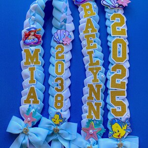 Ariel Little Mermaid Graduation Lei | Kindergarten Graduation Lei ...