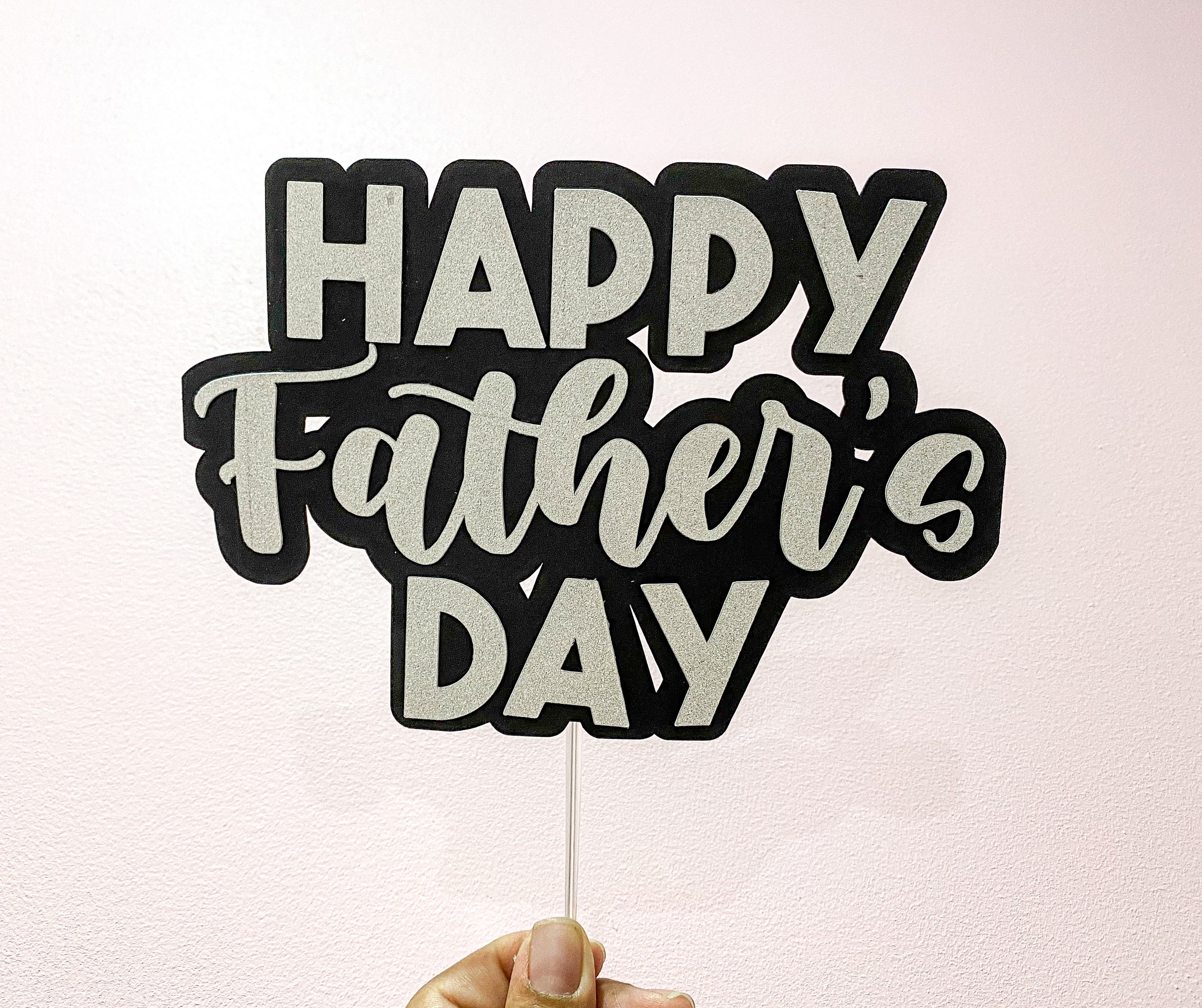 Happy Father’s Day Cake Topper | Personalized Cake Topper | Custom Made ...