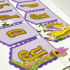 Rapunzel Banner | Disney Princesses Theme Party Decor | Princess ...