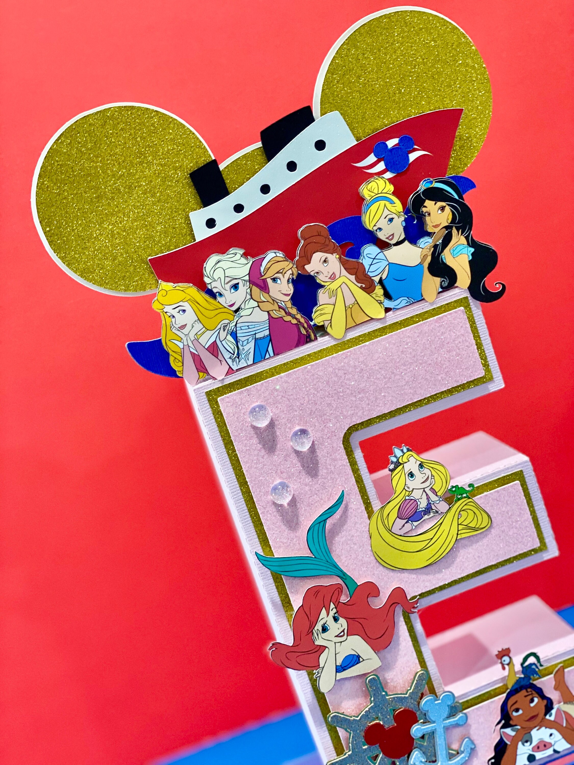 Princess Disney Cruise 3D Letters or Numbers | Disney Cruise Party ...