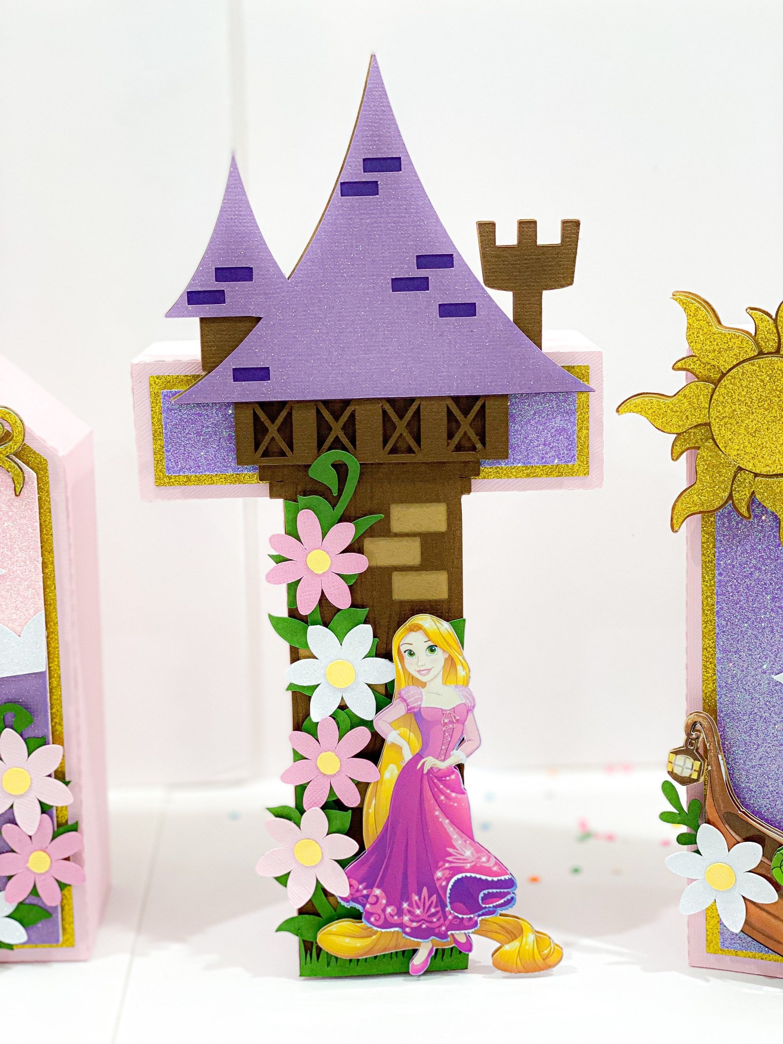 Rapunzel Theme 3D Letters | Rapunzel Tangled Party Theme | Rapunzel ...