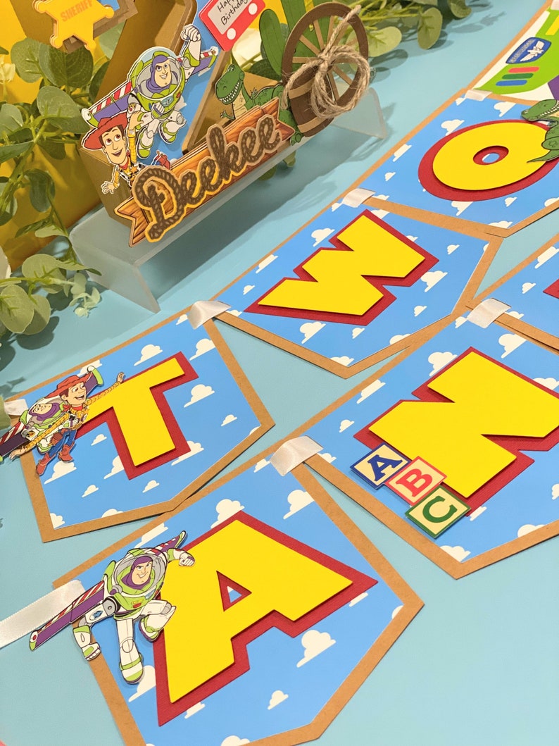 Toy Story Baby Shower Banner | Personalized Baby Shower Banner | Toy ...