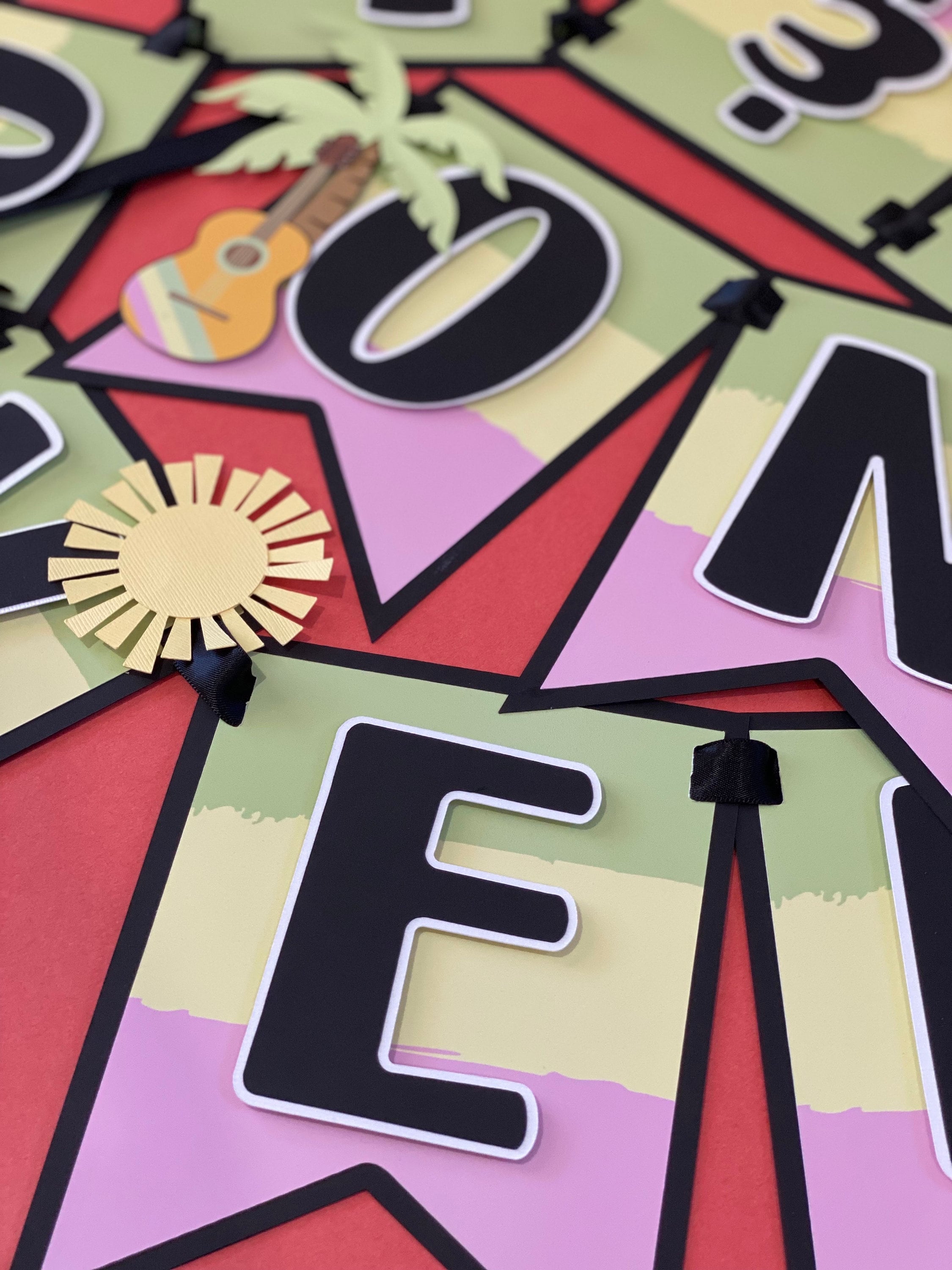 One & Loved Banner |pink One Love Theme Party | Rasta Birthday Theme ...