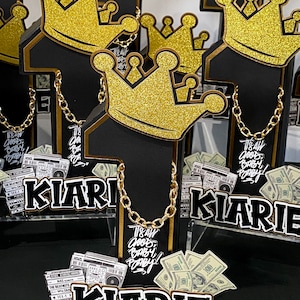 Notorious ONE Theme 3D Letters With Name | Hip Hop Party Theme | Rap ...