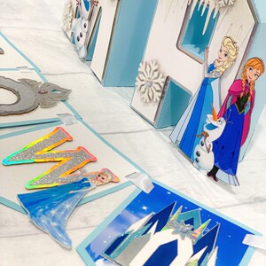 Frozen Theme 3D Letters Frozen Elsa Party Theme Frozen - Etsy