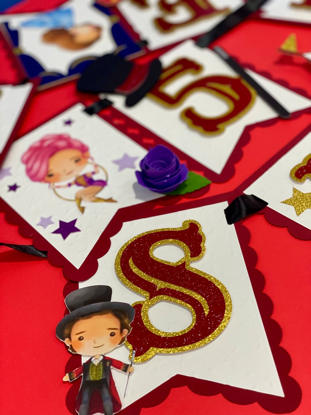 The Greatest Showman Birthday Banner | Circus Theme Party Supplies ...