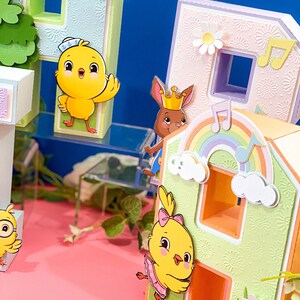 Canticos Theme 3D Letters or Numbers Canticos Pollitos Party Theme ...