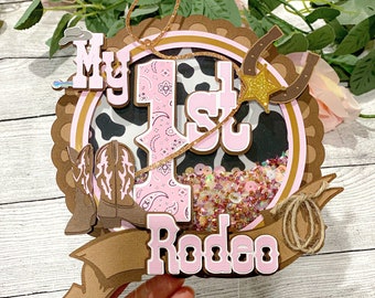 My First Rodeo Cake Topper | Etsy