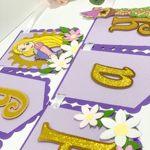 Rapunzel Banner | Disney Princesses Theme Party Decor | Princess ...