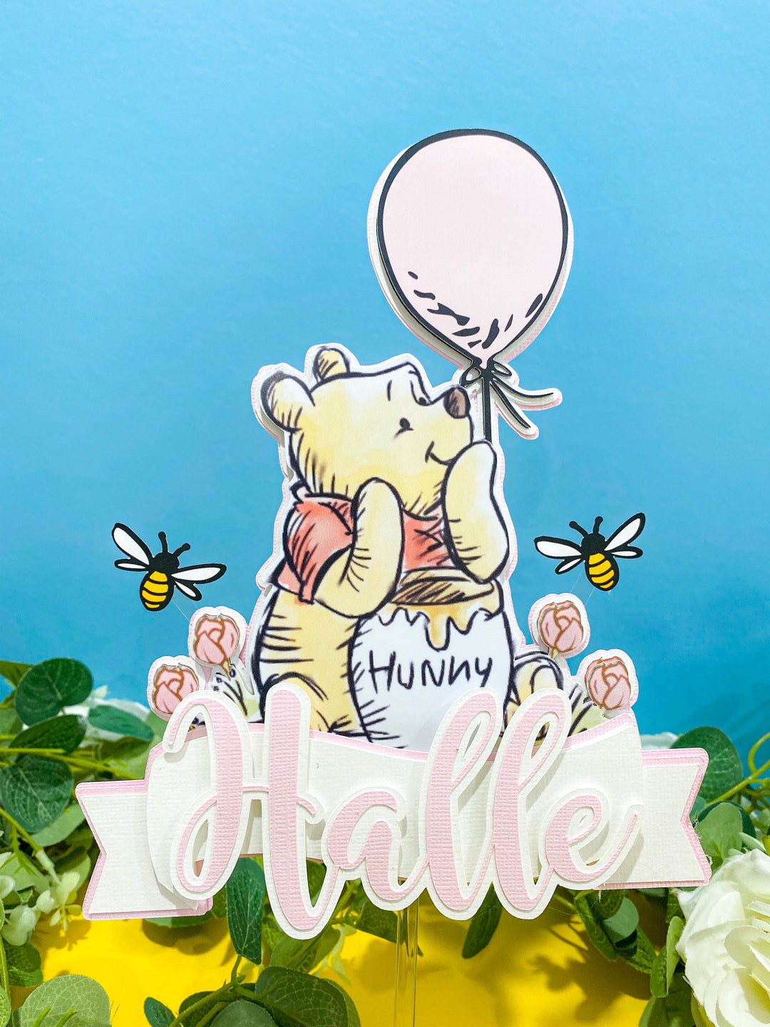 Winnie the Pooh Cake Topper | Baby Shower Cake Topper | Winnie the Pooh ...