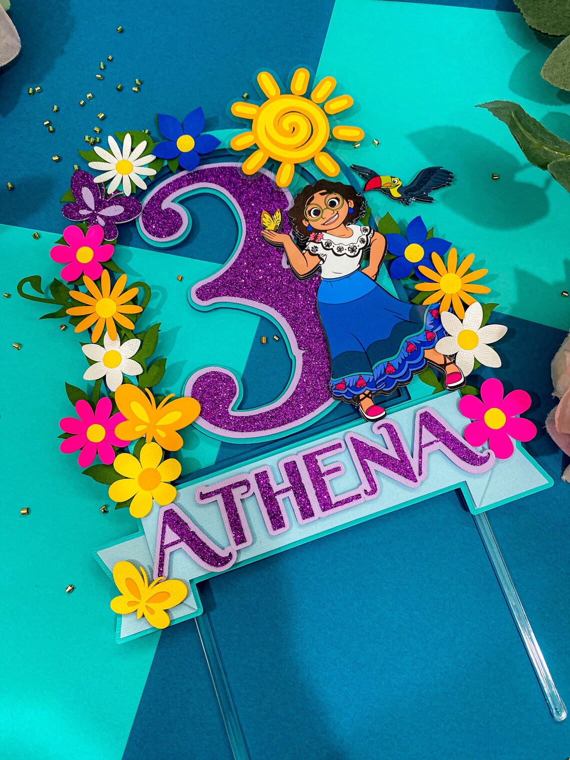 Encanto Princess Cake Topper | Princess Theme Party | Encanto Mirabel ...