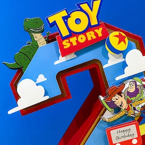 Toy Story Theme 3D Letters or Numbers | Toy Story Theme | Woody Buzz ...