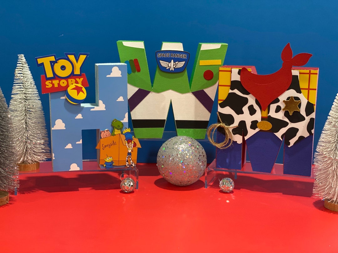 Toy Story Theme 3D Letters | Toy Story Party Theme | Woody & Buzz ...