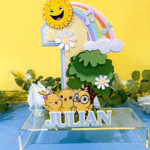 Canticos Theme 3D Letters | Canticos Pollitos Party Theme | Pastel ...