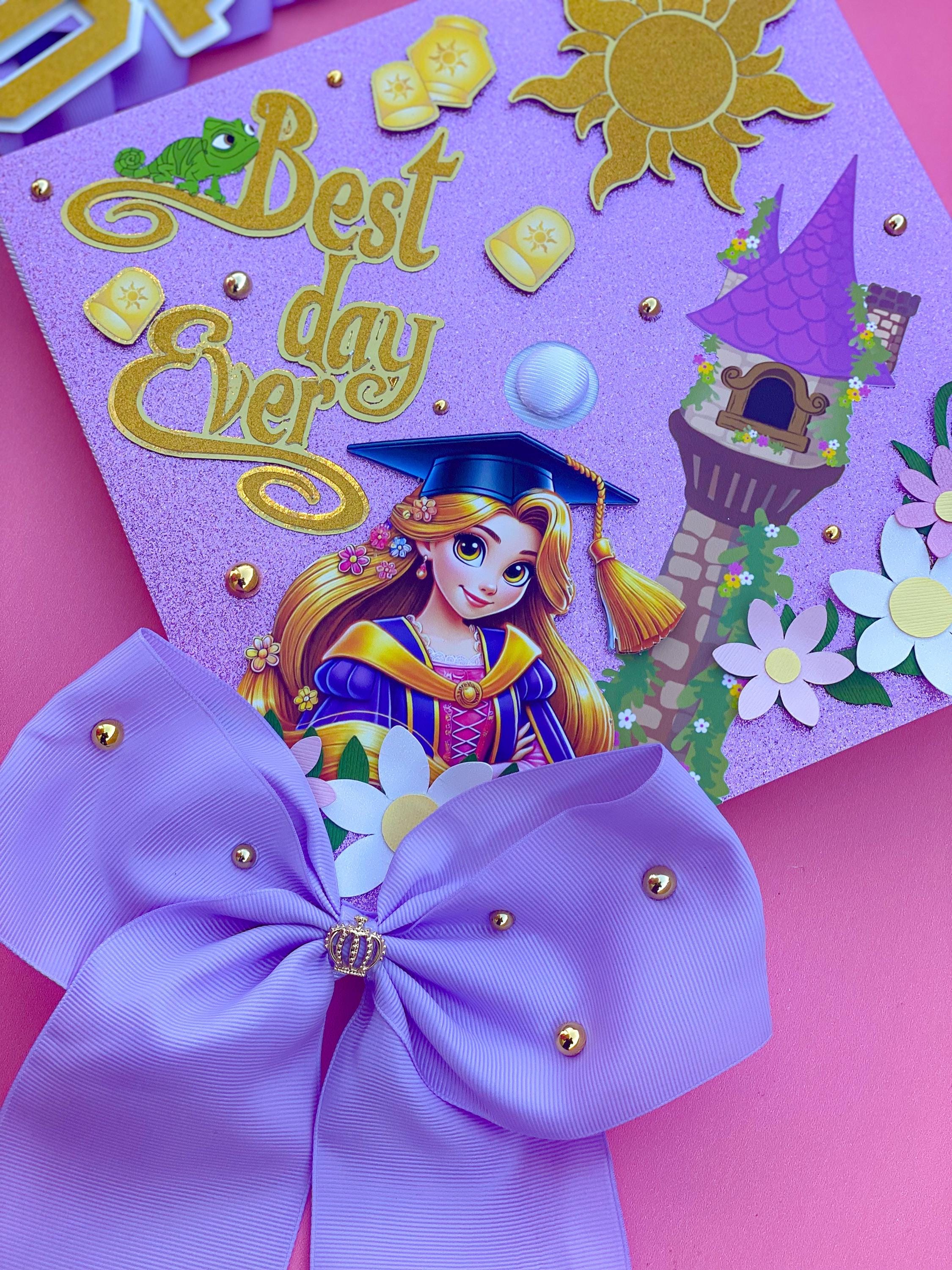 Rapunzel Graduation Cap Topper | Kindergarten Graduation | Graduation ...