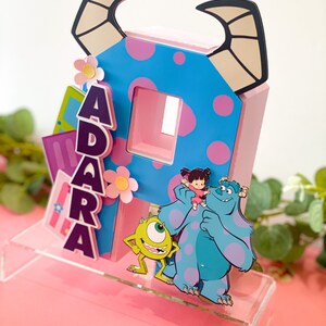 Monsters Inc Inspired Theme 3D Letters | Sully and Boo Party Theme ...