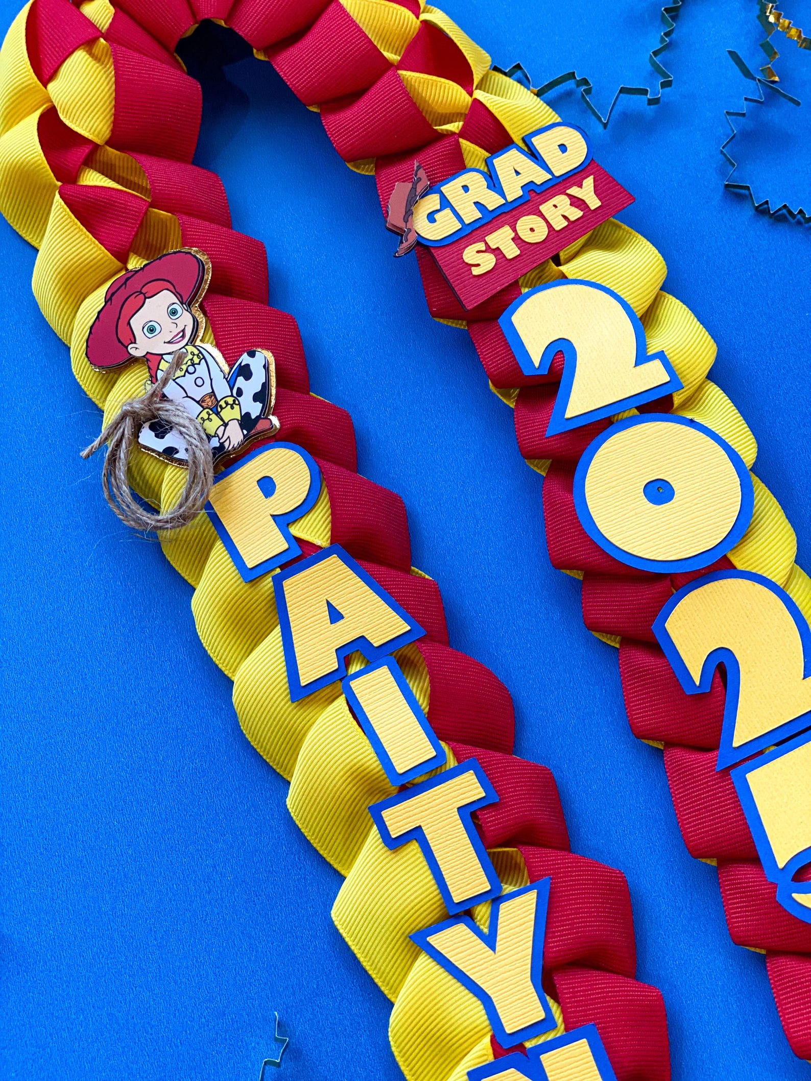 Toy Story Graduation Lei | Kindergarten Graduation Lei | Graduation ...