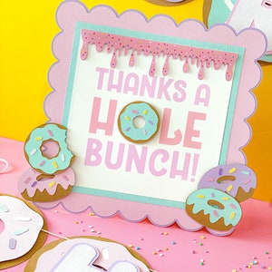 Donut Table Sign | Donut Sweet Treats Theme Party | Sweet Treats ...