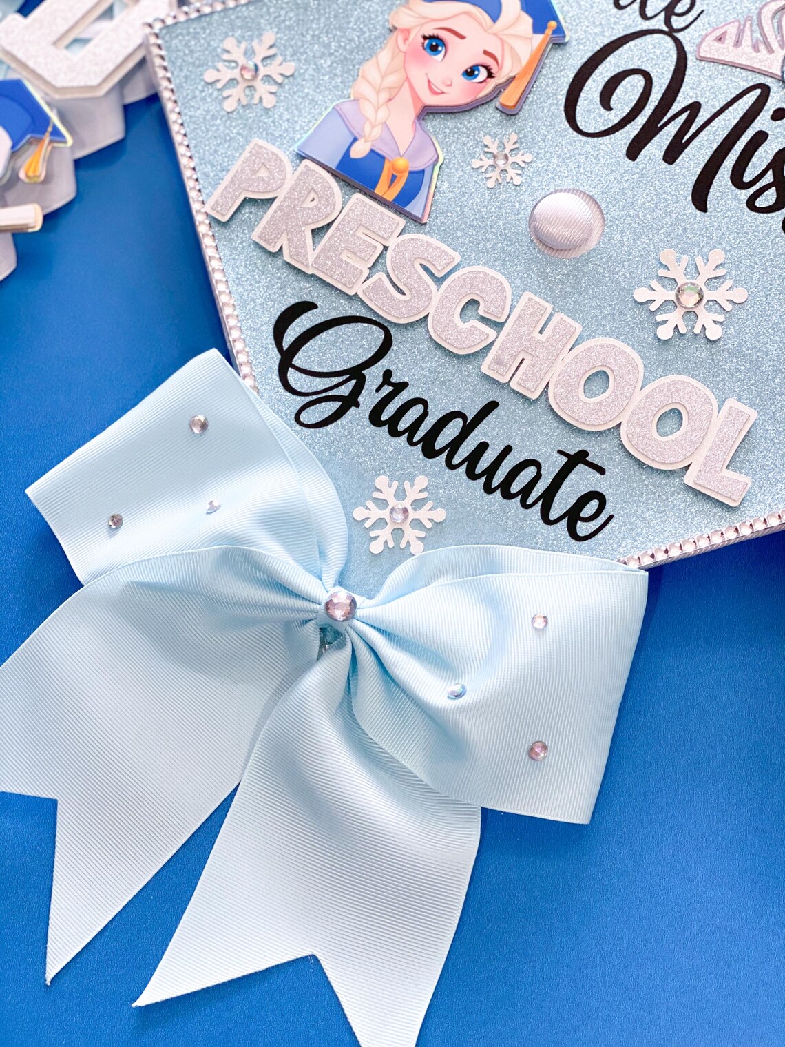 Frozen Graduation Cap Topper | Kindergarten Graduation Grad Topper ...