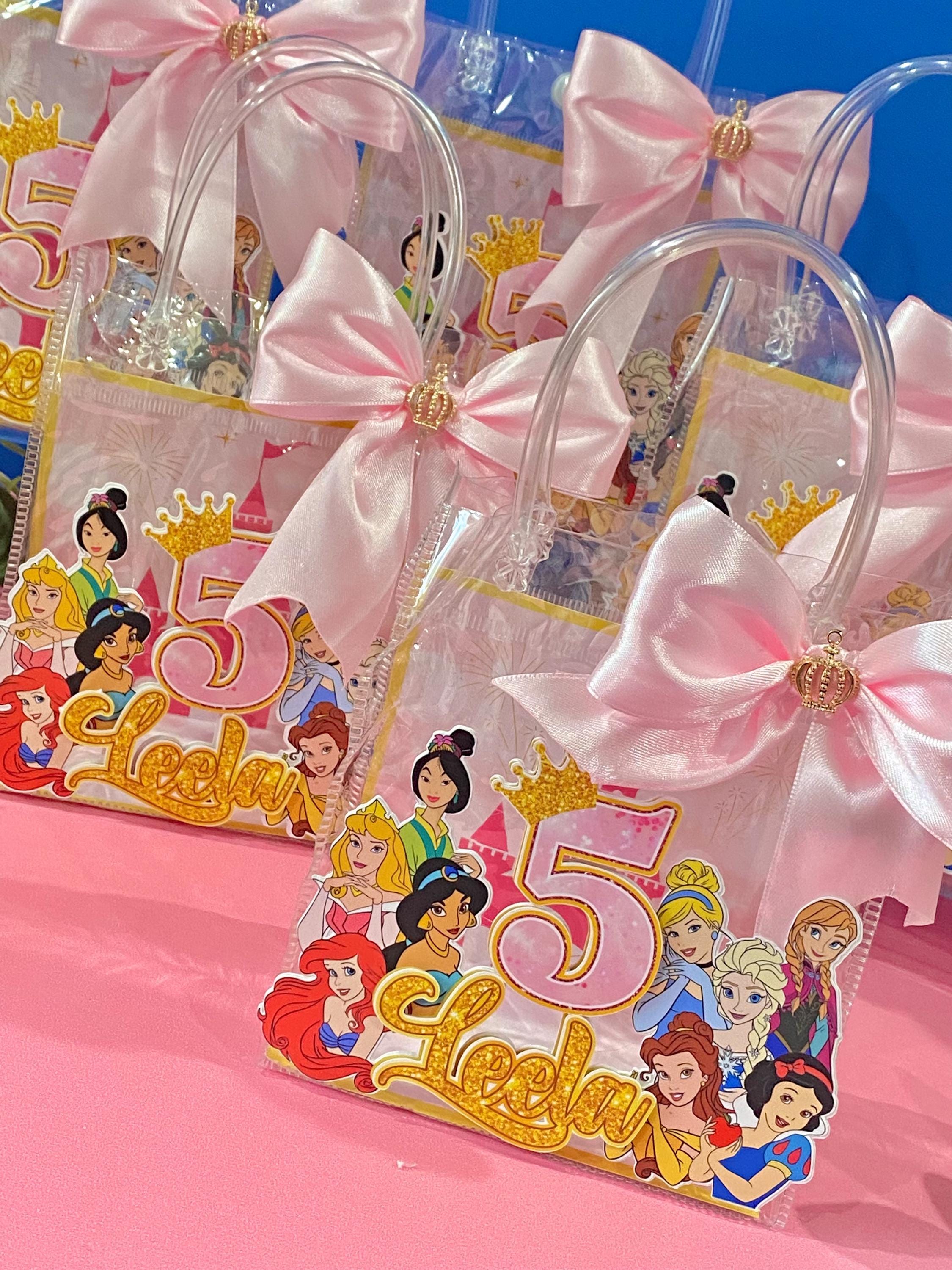 Princesses Personalized Favor Bags| Princess Birthday Decor | Disney ...