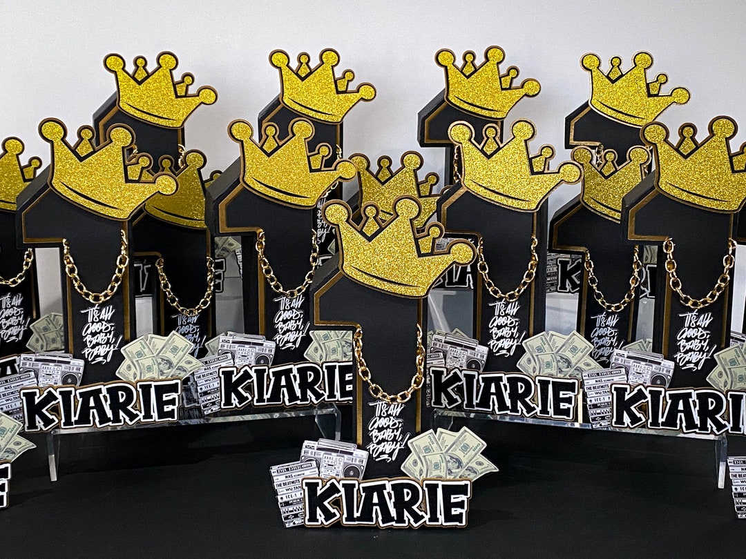 Notorious ONE Theme 3D Letters With Name | Hip Hop Party Theme | Rap ...