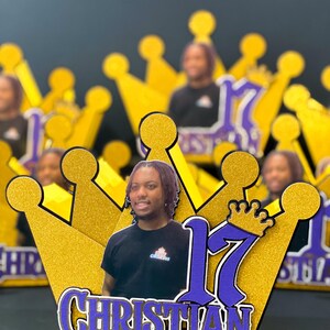 Royal Crown Theme 3D Number Fillable Box | King Party Theme | Prince ...