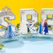 Frozen Theme 3D Letters Frozen Elsa Party Theme Frozen - Etsy