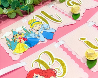 Princess Birthday Banner - Etsy