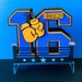 Boxing Theme 3D Letters With Name | First Round Boxing Party Theme ...