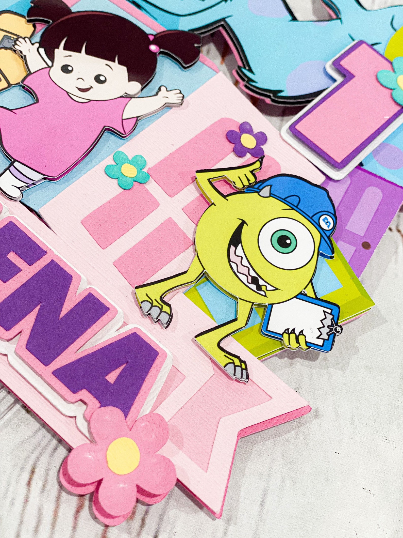 Monsters Inc Theme Birthday Personalized Birthday Monsters - Etsy