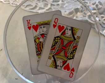 Playing Card Coaster - Etsy
