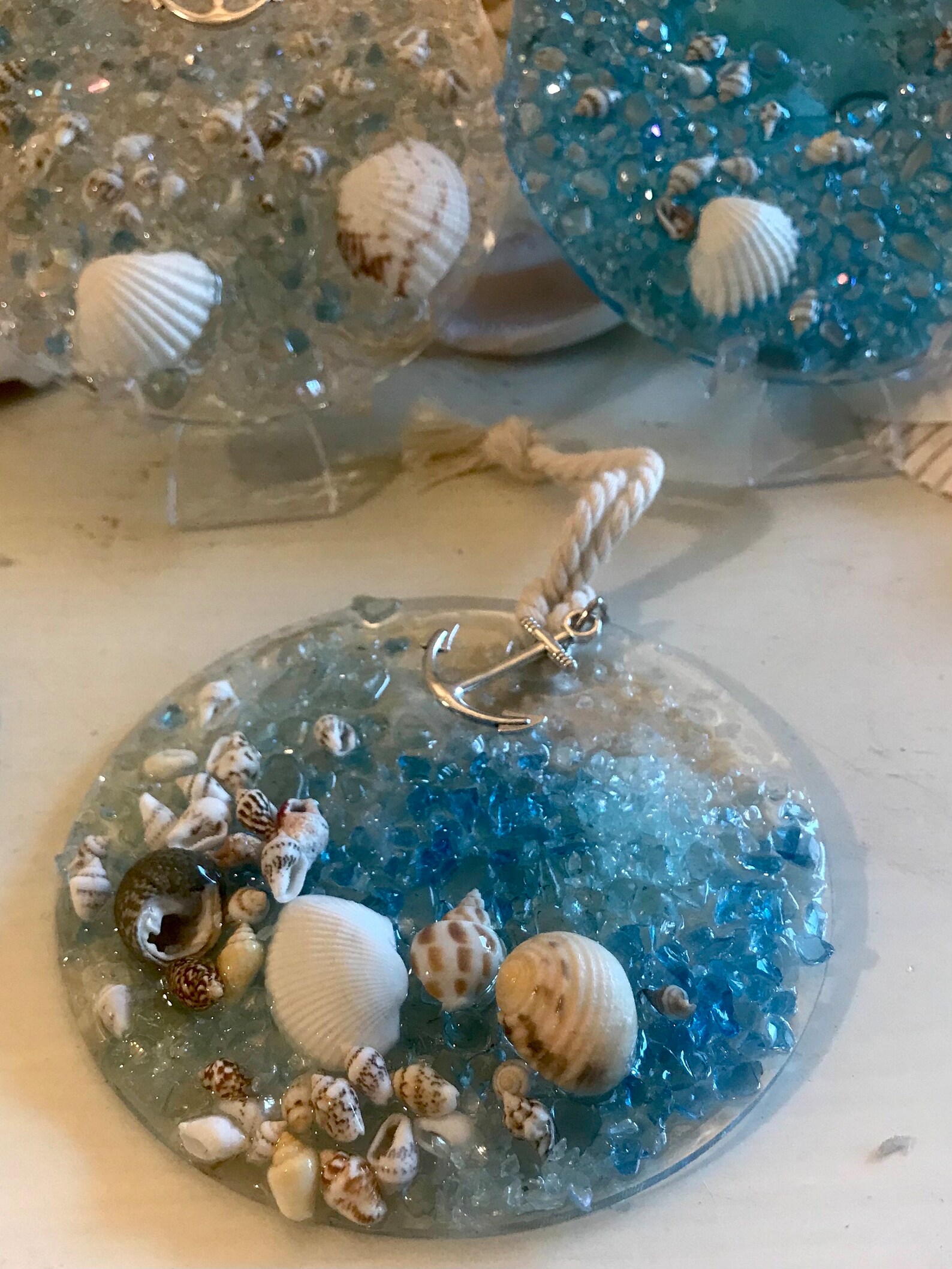 Resin Beach Themed Sun Catchers - Etsy