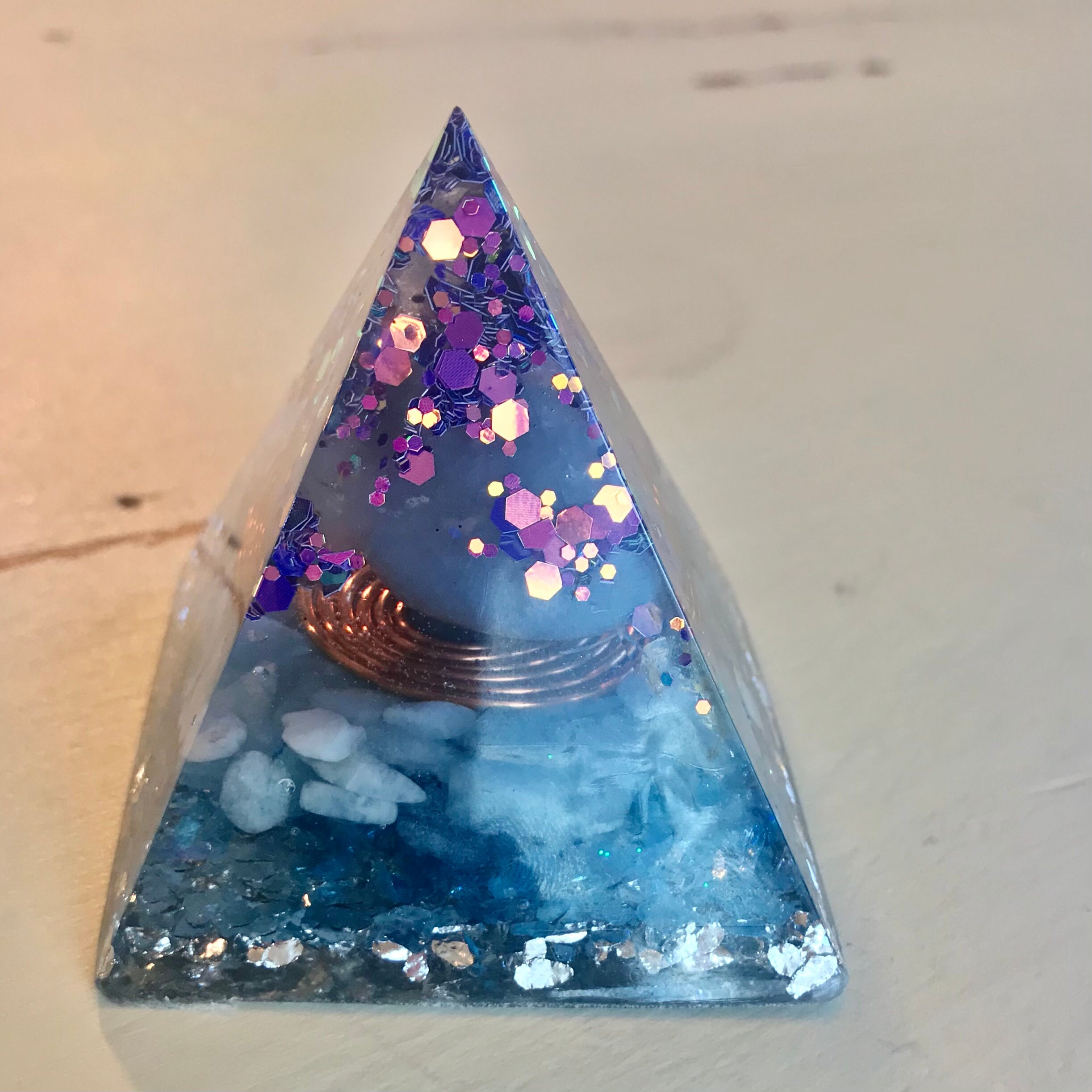 Magic Orgone Crystal Energy Pyramid - Etsy