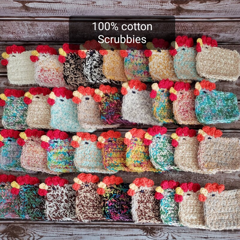 Dish Scrubbies - Etsy