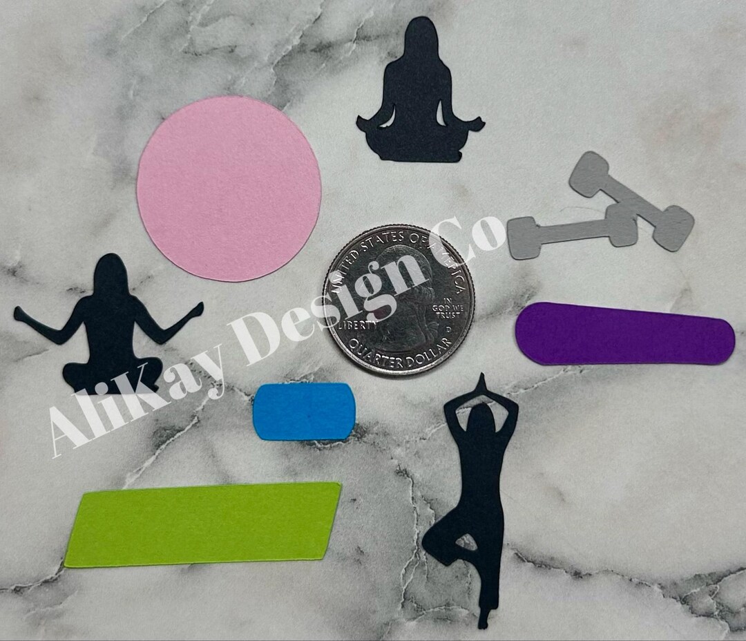 Yoga Confetti: Party & Scrapbooking Decor - Etsy
