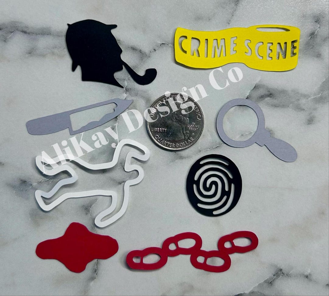 Murder Mystery Confetti: Party & Scrapbooking Decor - Etsy