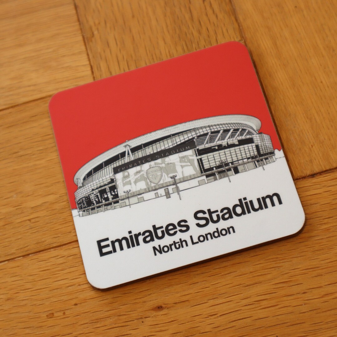Arsenal FC Coaster of Emirates Stadium - Etsy