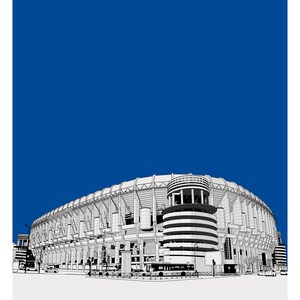 R. Madrid Santiago Bernabeu Art Print, Poster, Picture - Etsy