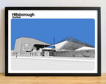 Sheffield Wednesday Wall Art - Etsy UK