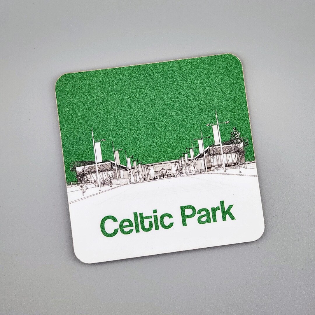 Celtic Football Coaster of Celtic Park - Etsy